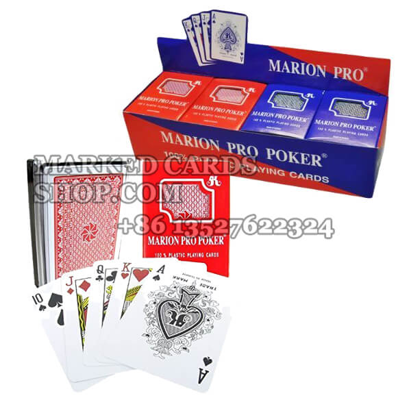 Marion pro Poker Jumbo Marked Cards for Cheating Tricks - Marked Cards Shop